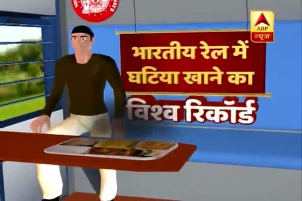 World Record of substandard food in Indian Railways