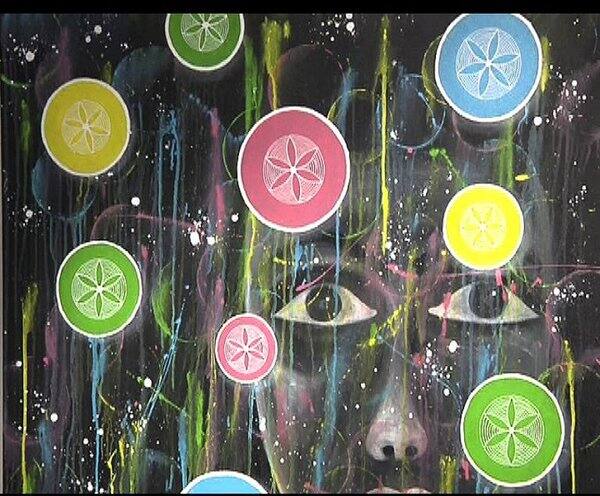 Painting Exhibition | मनस्वी पटेल यांच्या मंडला चित्रकृतींचं अनोखं ...