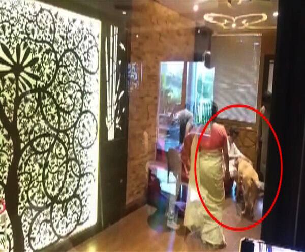 Raj Thackeray with dogs | मनसे अध्यक्ष राज ठाकरे डोंबिवली दौऱ्यावर ...