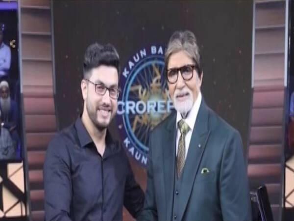 Rayees Mohiuddin, host of Kashmiri version of KBC meets Amitabh Bachchan